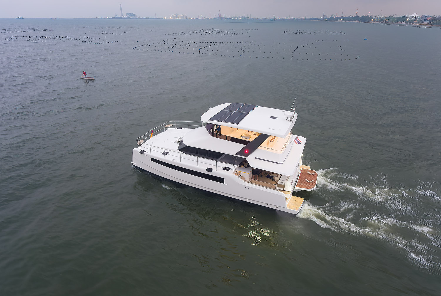 Video from the launch of the first Cora 48 - PMG Ship Yard is in Thailand