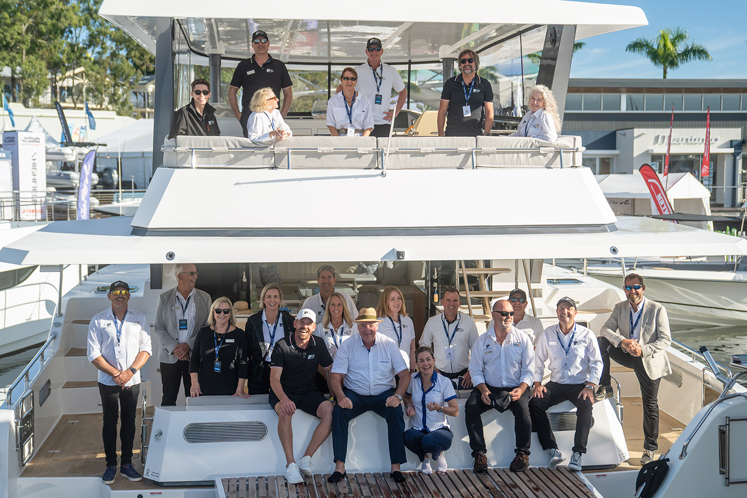 Cora 48 at boat show in Australia - PMG Ship Yard is in Thailand