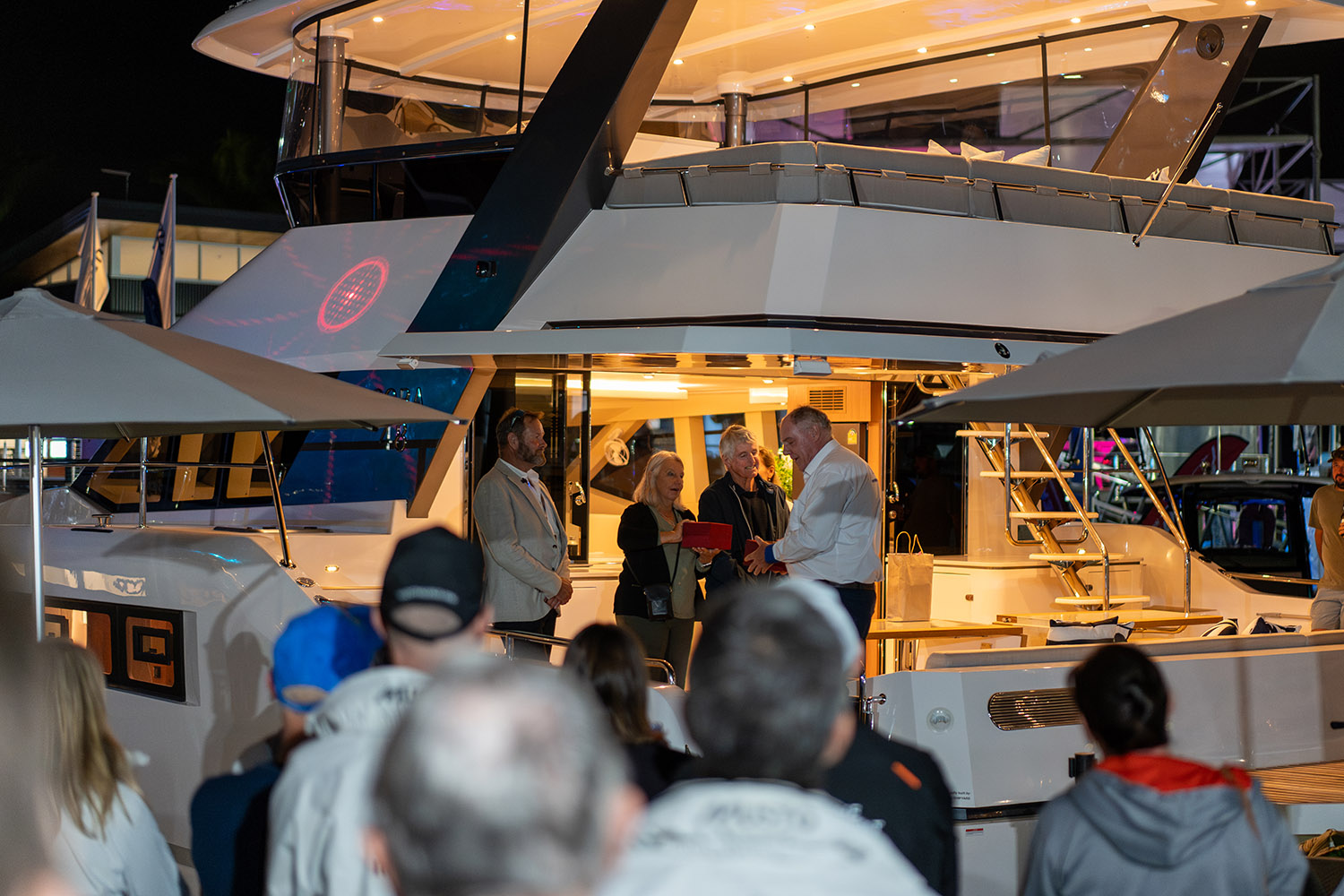 Cora 48 at boat show in Australia - PMG Ship Yard is in Thailand
